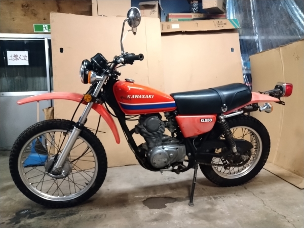 Yahoo!オークション - 【レストア・部品取り】Kawasaki KL250（KL250A...