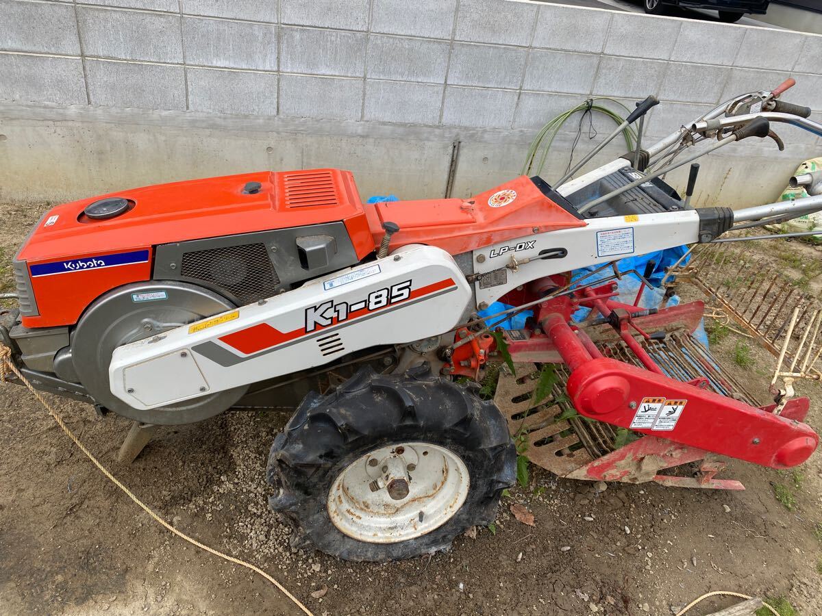 Yahoo!オークション - 耕運機 クボタ K1-85 LP-DX EA11-KB 掘取機 家庭...