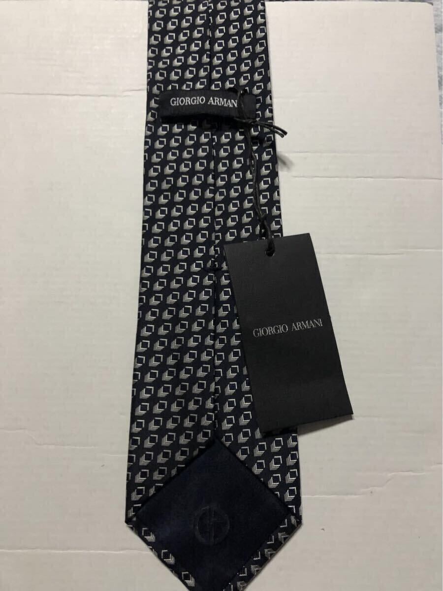 Yahoo!オークション - GIORGIO ARMANI アルマーニ 黒ラベル ネクタイ①