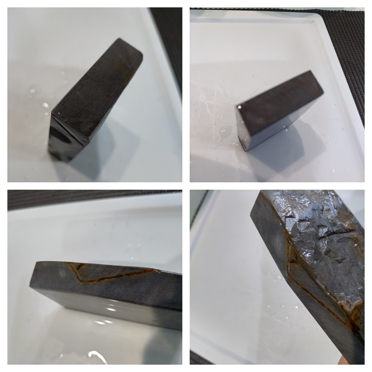 Yahoo!オークション - 内曇 内雲 満蓮華 287g 天然砥石 刃引 地引 刃艶...