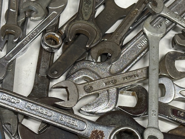 Yahoo!オークション - 【K204】 スパナ まとめて ・・現状品ジャンク