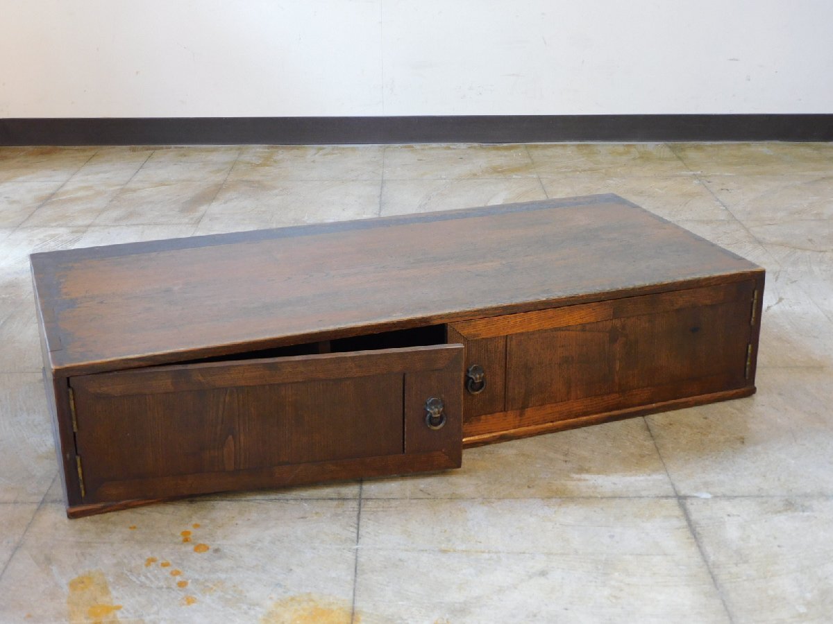 Yahoo!オークション - オーク材 ローボード・戸棚 HK-a-04657 / 古道具...