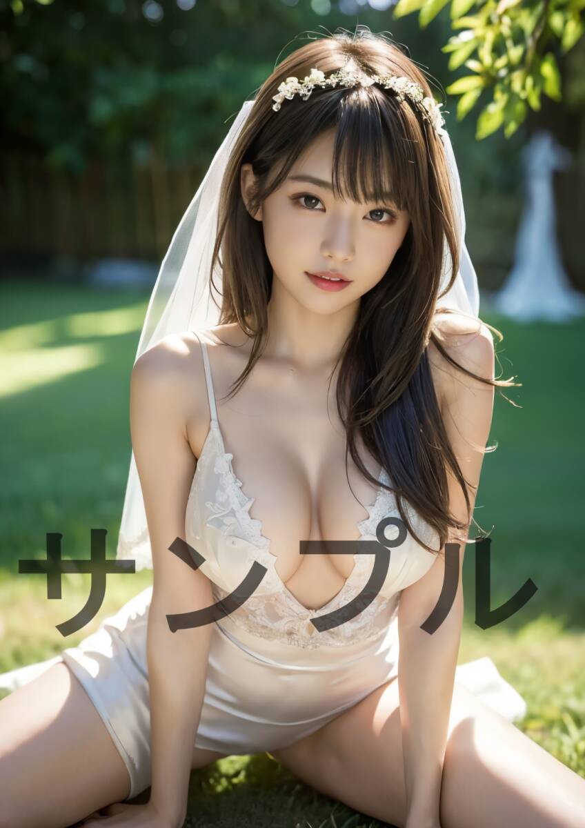 Yahoo!オークション - 221-2 AIポスター ウエディングドレス 美女 美人...