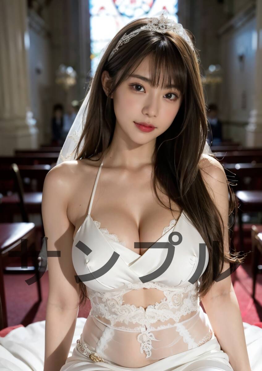 Yahoo!オークション - 221-14 AIポスター ウエディングドレス 美女 美...