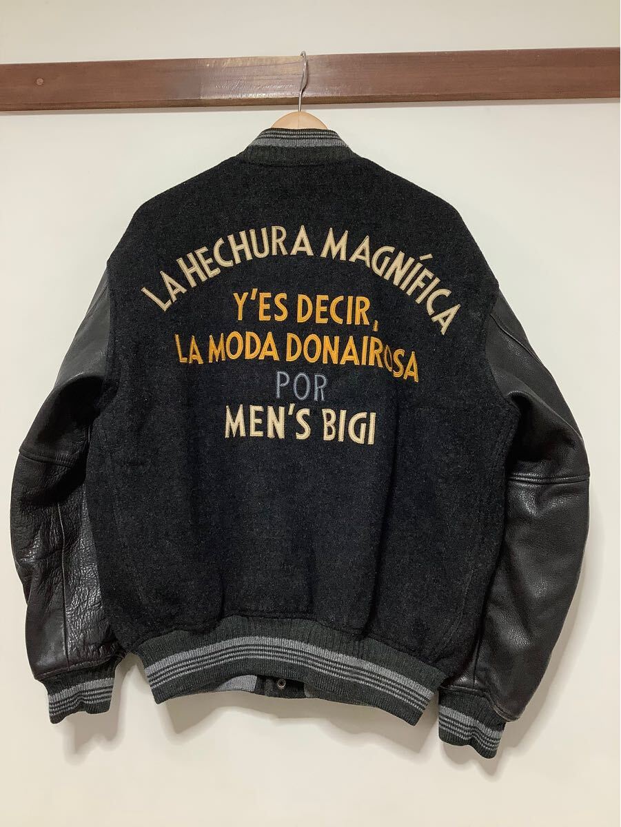 Yahoo!オークション - け1576 MEN'S BIGI メンズビギ ウールスタジャン...