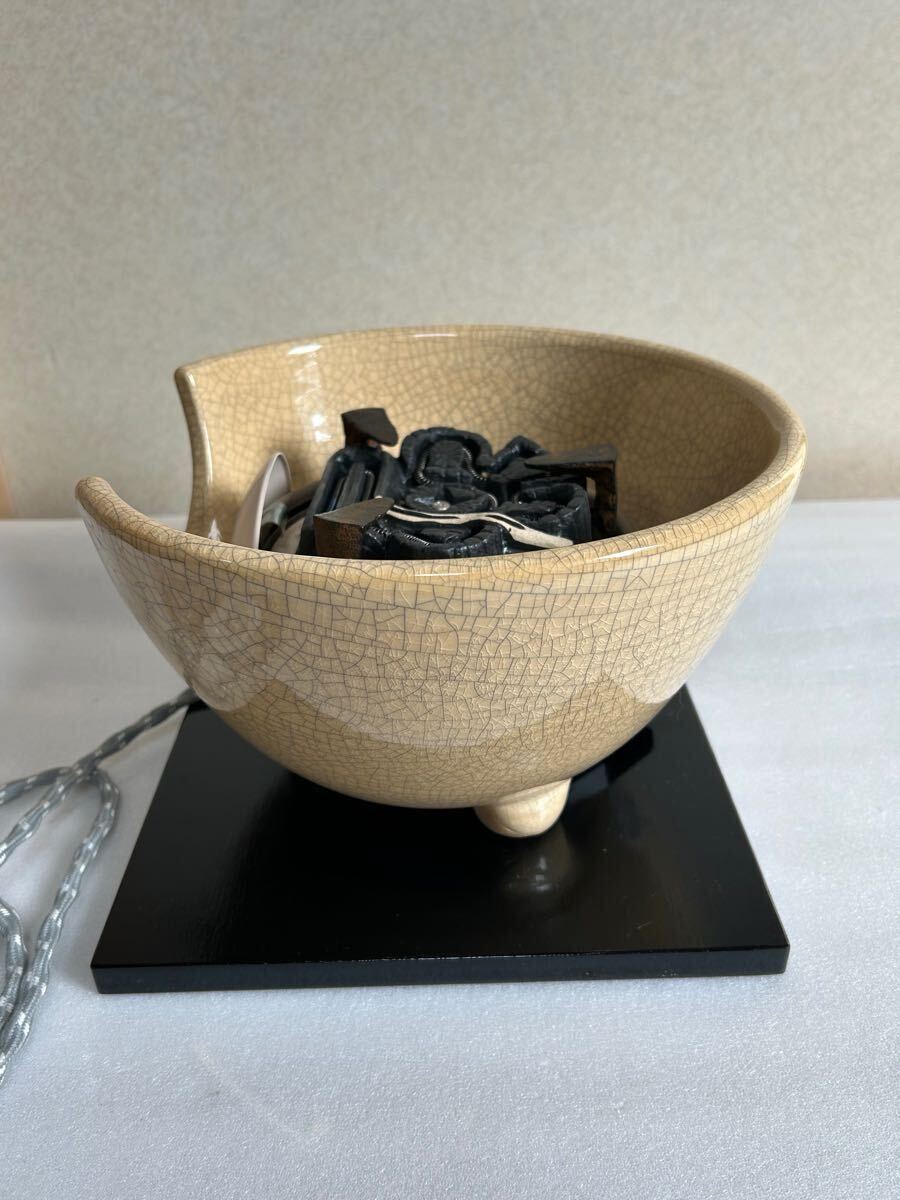 Yahoo!オークション - 野々田商店 風炉型電熱器100V 410W 炭型電熱器 ...