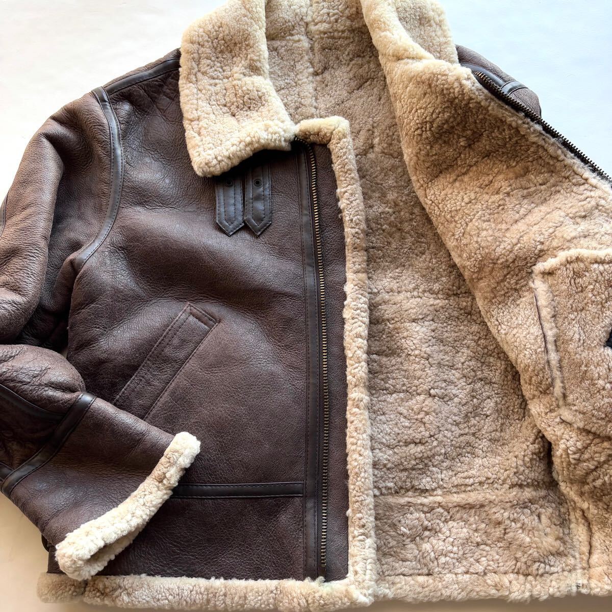 Yahoo!オークション - 【超希少 XLサイズ】B-3 B3 フライトジャケット ...