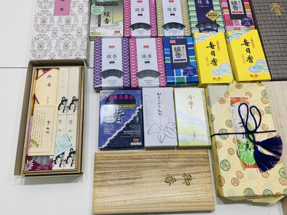 Yahoo!オークション - c502 1円～お線香 線香 御香 五浄香 蝋燭 ろうそ...