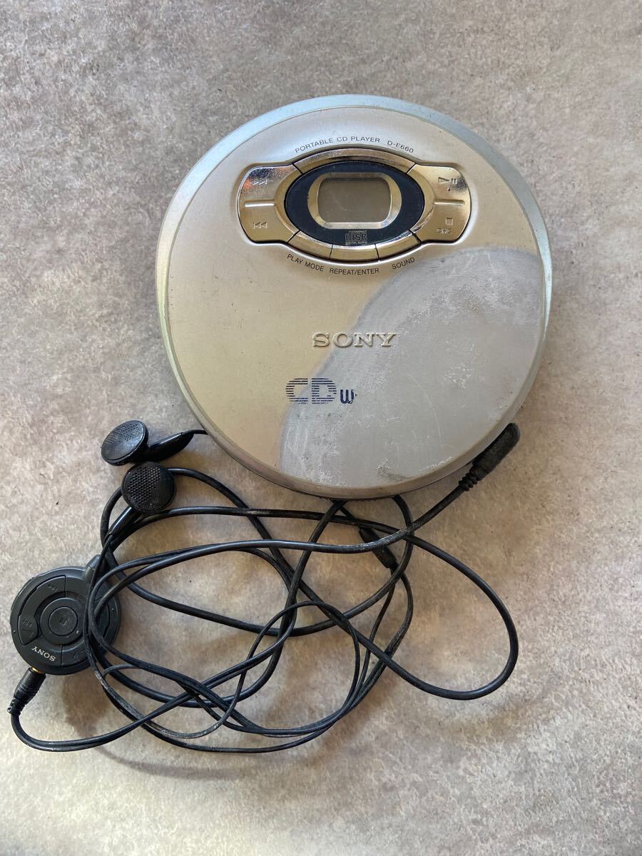 Yahoo!オークション - 51823 ソニー CDウォークマン D-E660 D-E666 通...