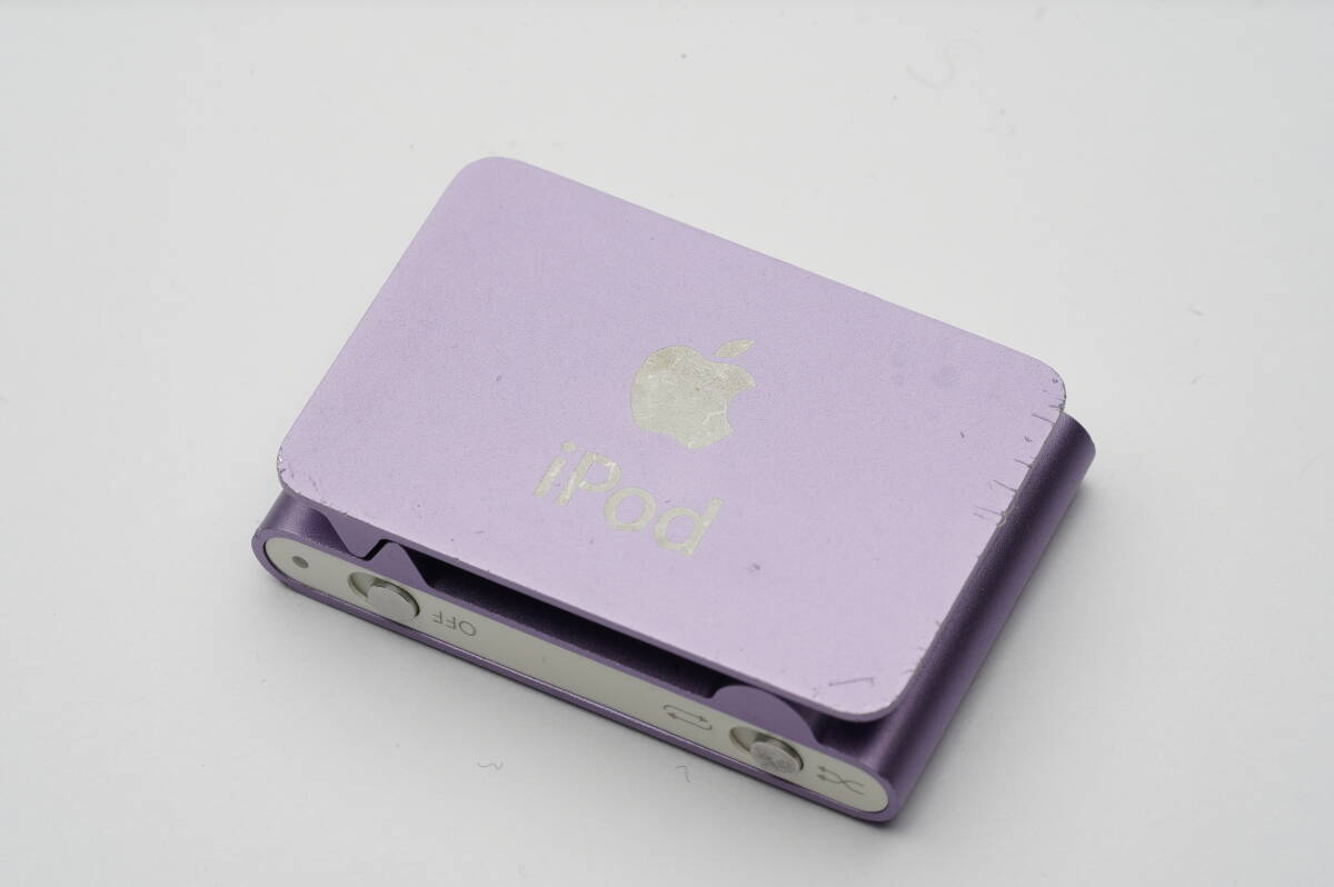 Yahoo!オークション - Apple iPod shuffle A1204 パープル MP3プレーヤ...