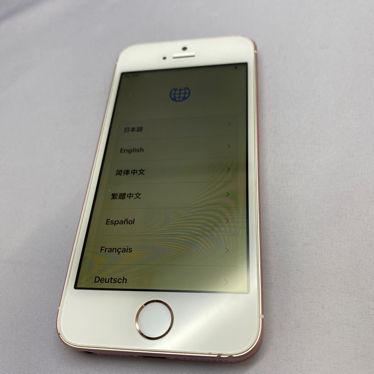 Yahoo!オークション - 94 Apple iPhone SE1 16GB ROSEGOLD Apple SIMフ...