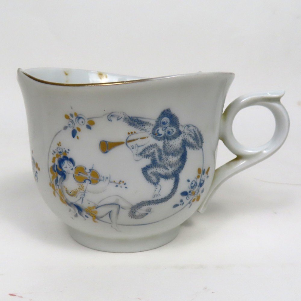 Yahoo!オークション - 1円～ Meissen マイセン 波の戯れ ピュア 干支シ...