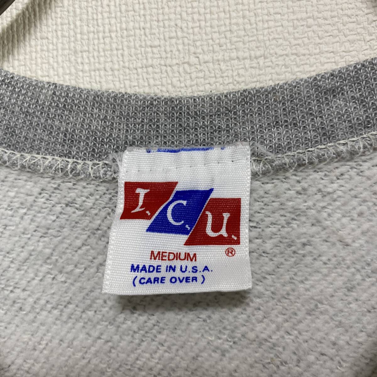 Yahoo!オークション - USA製 ICU 80s ヴィンテージ スウェット トレー...