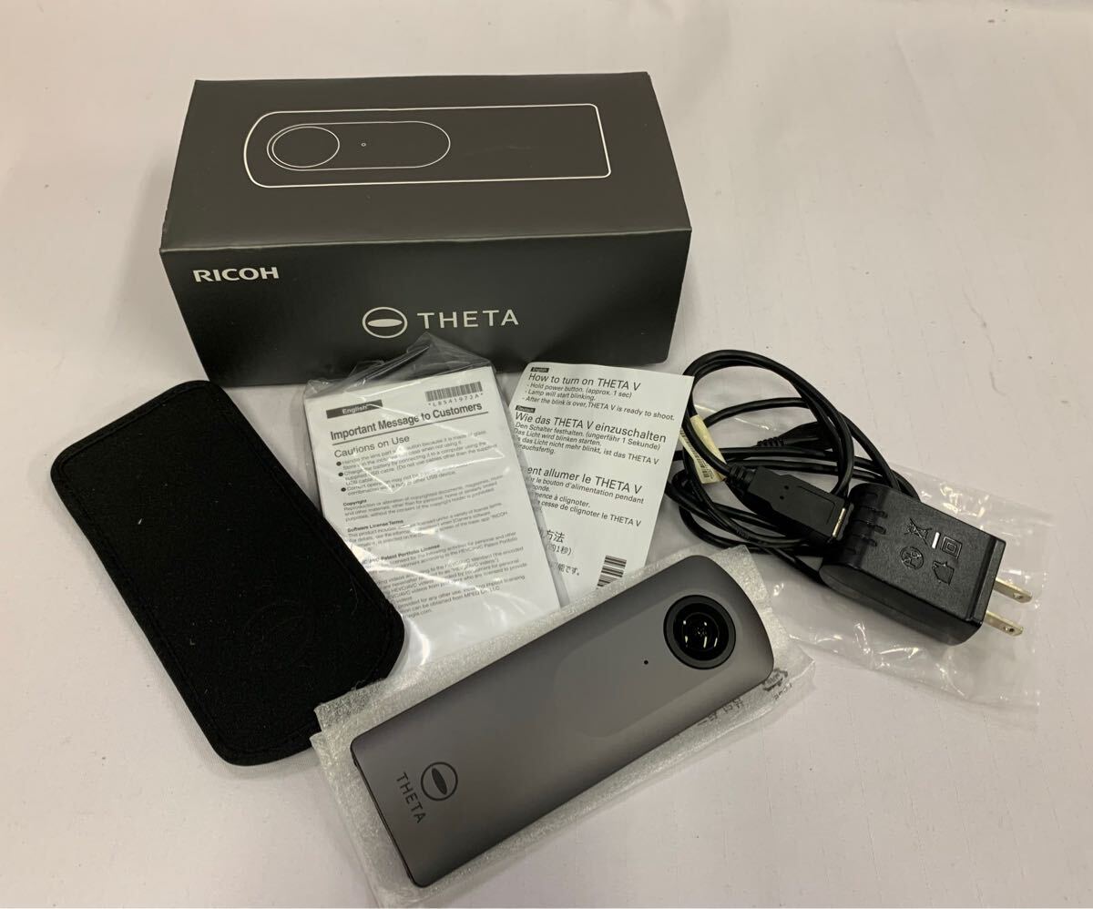 RICOH THETA V 360°カメラ リコー シータ 全天球カメラ 1-66 102/587A(リコー)｜売買されたオークション情報、yahooの商品情報をアーカイブ公開 ...