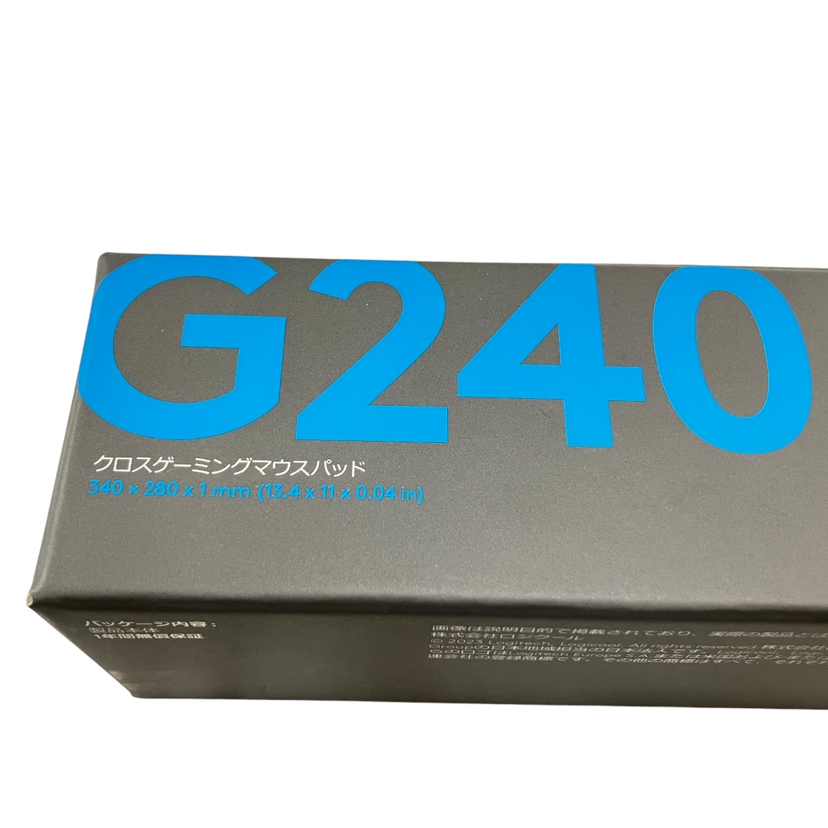 Yahoo!オークション - Logicool G240 クロス ゲーミング マウスパッド ...