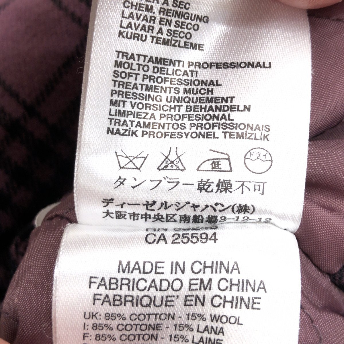 Yahoo!オークション - 55DSL DIESEL ディーゼル ウールブレンド グレ...