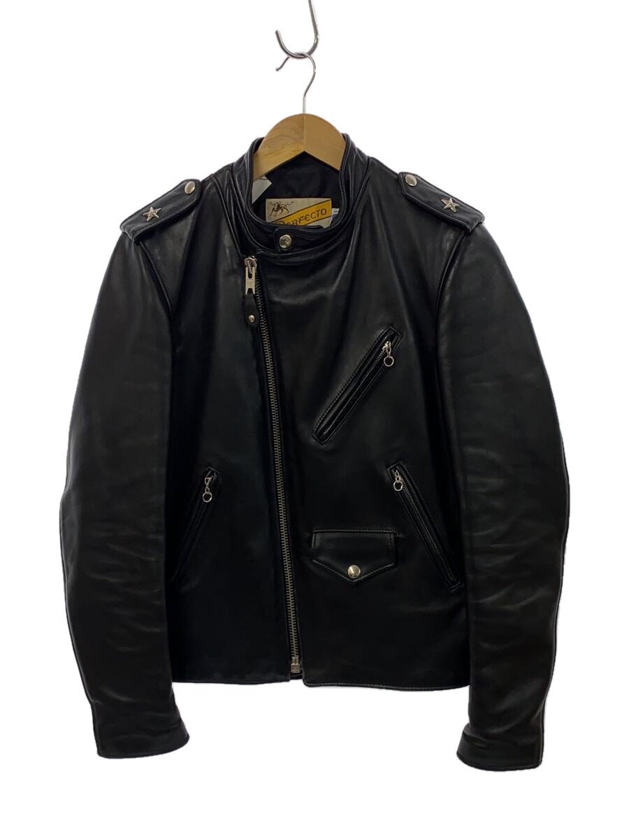 Yahoo!オークション - Schott ダブルライダースジャケット/36/レザー/B...