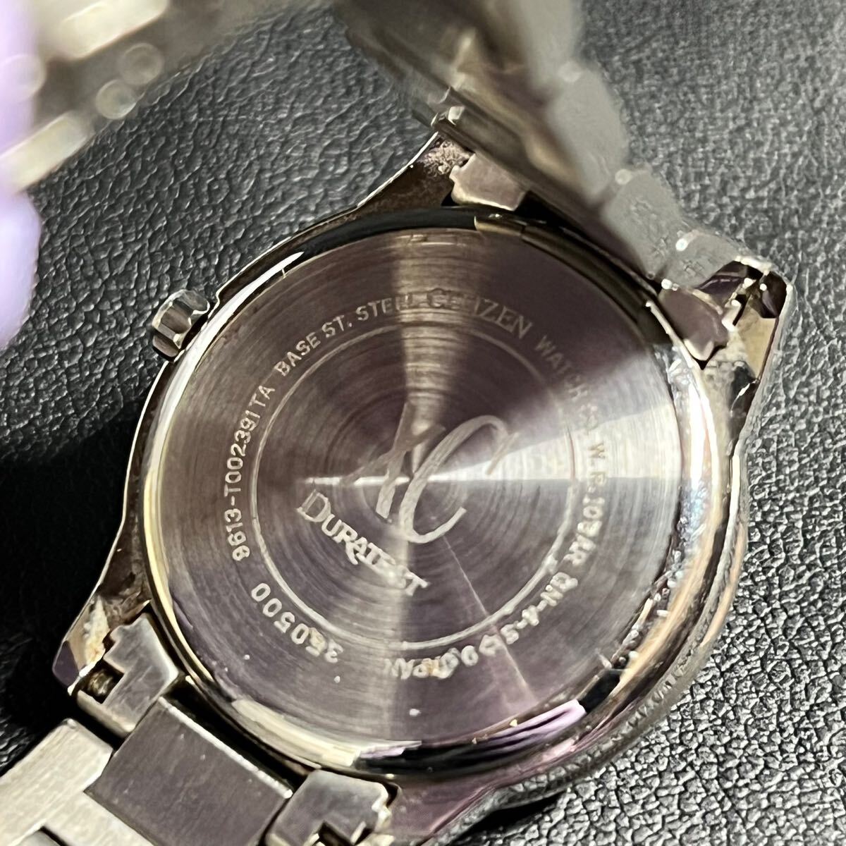 n60 CITIZEN シチズン XC クロスシー 9613-T002391TA デイト シルバー文字盤 3針 レディース QZ クォーツ 腕時計(クロスシー)｜売買されたオークション情報 ...