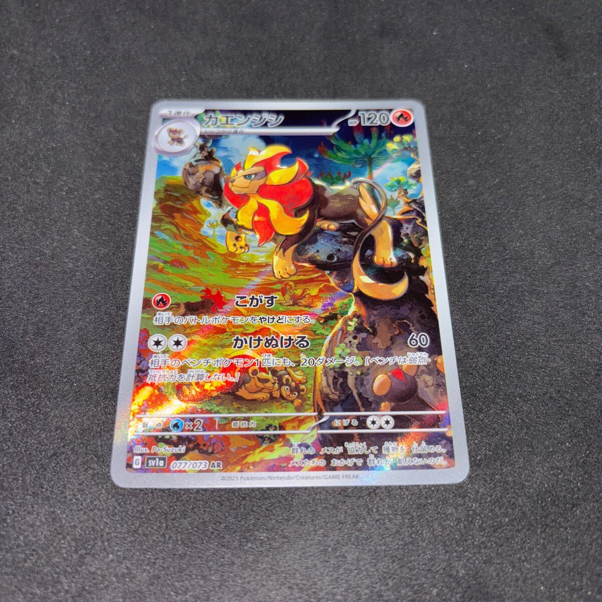 ポケモンカード SV1a 強化拡張パック トリプレットビート 077/073 AR カエンジシ(シングルカード)｜売買されたオークション情報、yahooの商品情報をアーカイブ公開 ...
