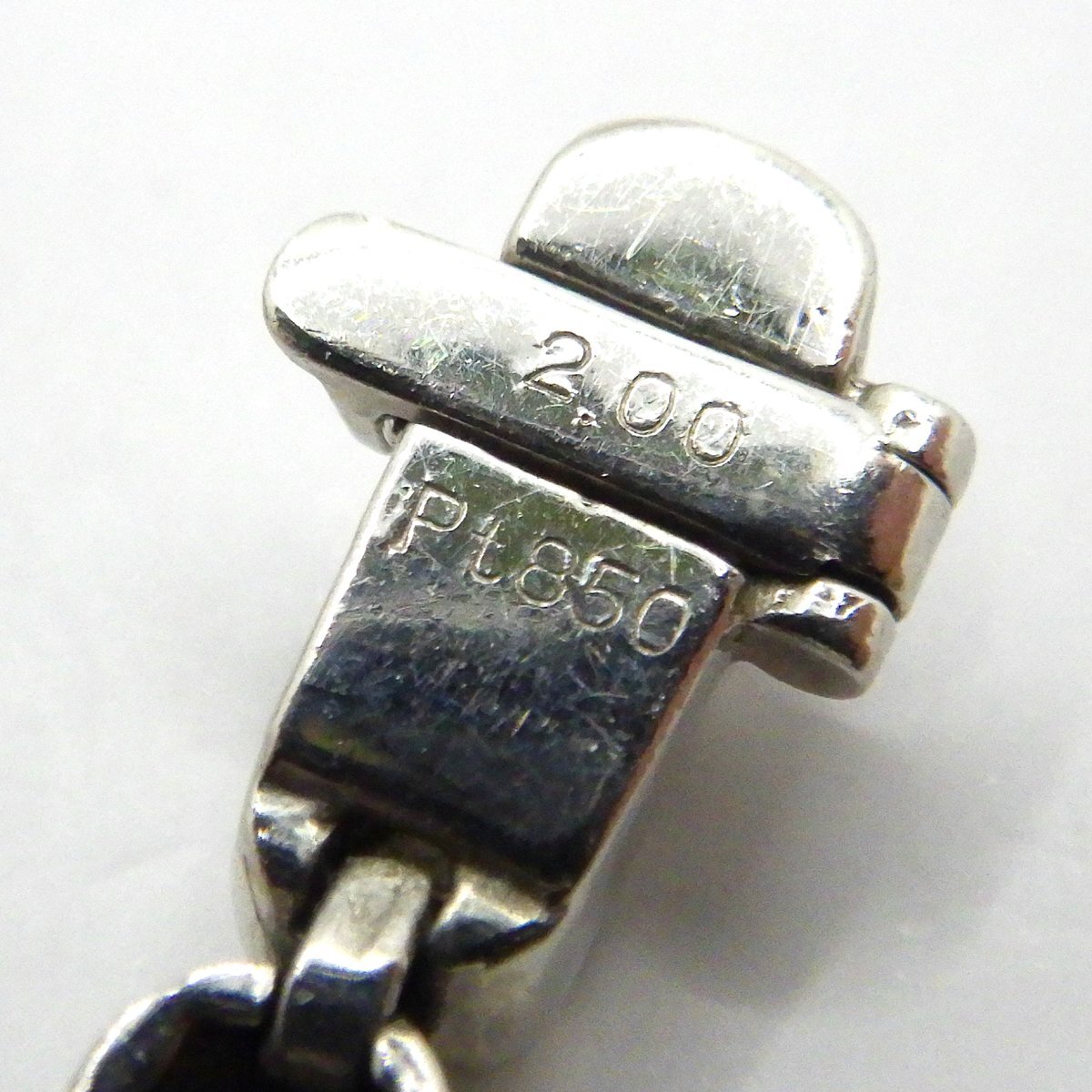 Yahoo!オークション - Pt850 テニス ブレス D2.00 約13.6g 長さ 約18.5...