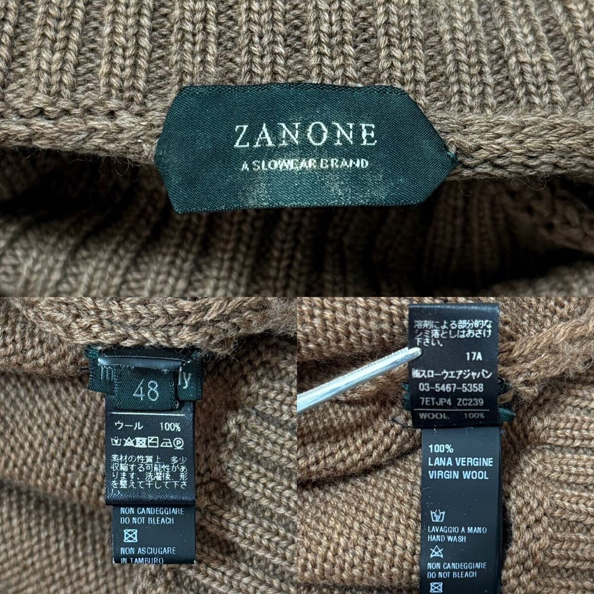 Yahoo!オークション - 美品/Lサイズ ZANONE ザノーネ タートルネック ...