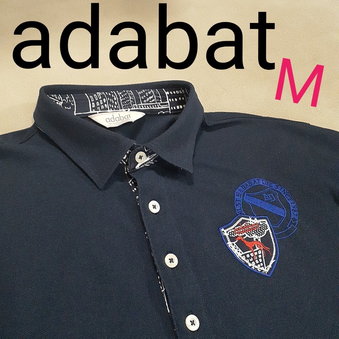 Yahoo!オークション - 【超美品】adabat アダバット 半袖ポロシャツ メ...