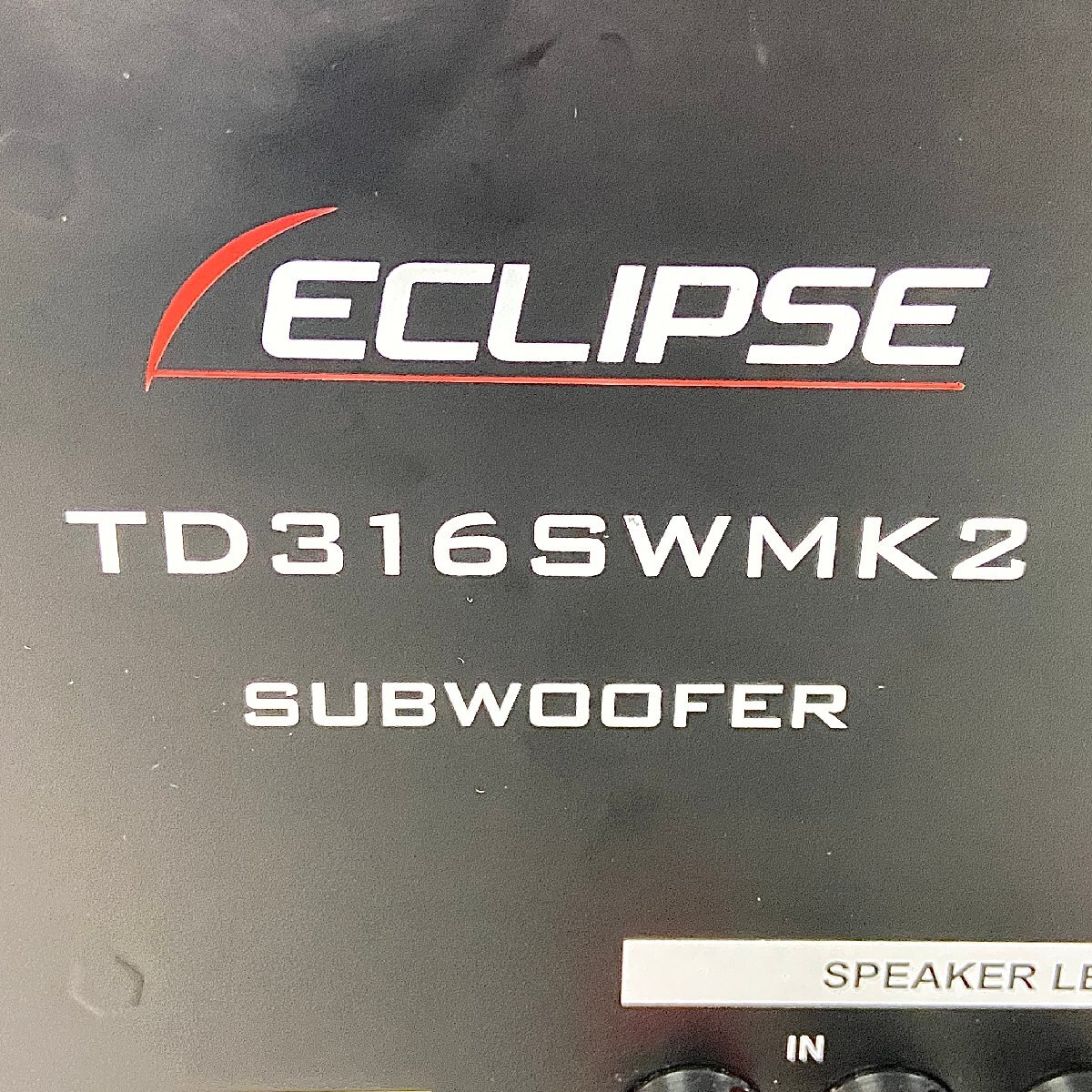 Yahoo!オークション - 【 J 】3195 ECLIPSE TD TD316SW MK2 サブウーフ...