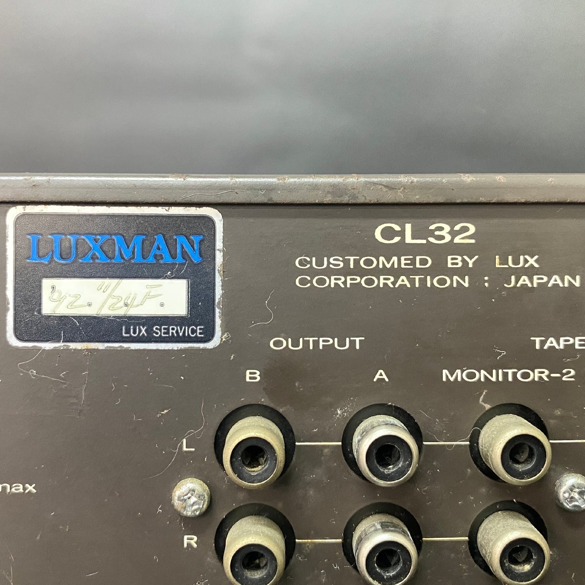 Yahoo!オークション - 【 J 】3595 LUXMAN CL-32 プリアンプ ラックス...