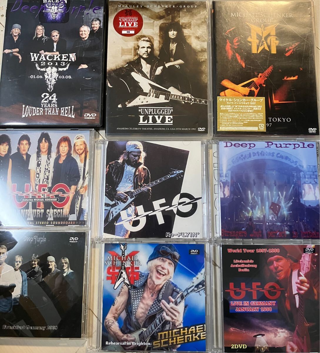 Yahoo!オークション - 【CD＆DVD18枚セット】マイケル・シェンカー／デ...
