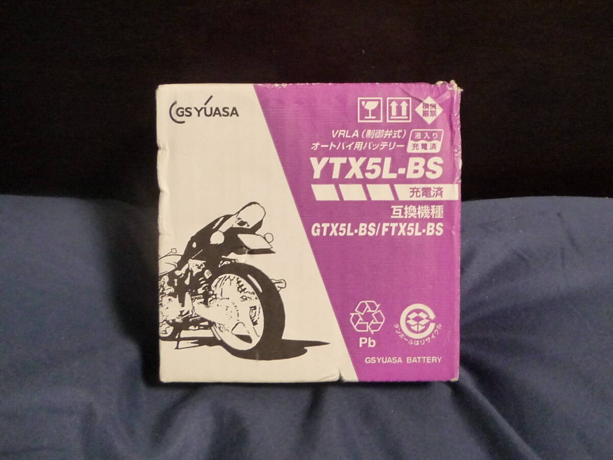 Yahoo!オークション - GSユアサ YTX5L-BS シールド型 バイク用バッテリ...