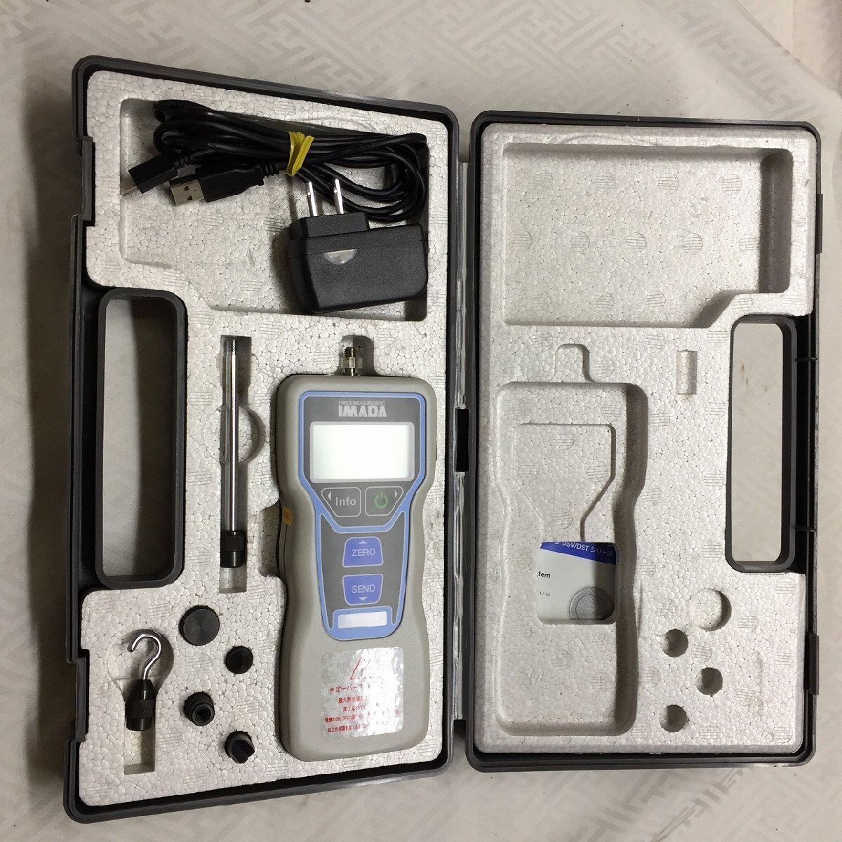 Yahoo!オークション - イマダ DSV-500N デジタルフォースゲージ 使用...