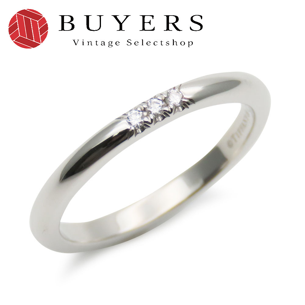 Yahoo!オークション - 中古 ティファニー リング・指輪 クラシックバン...