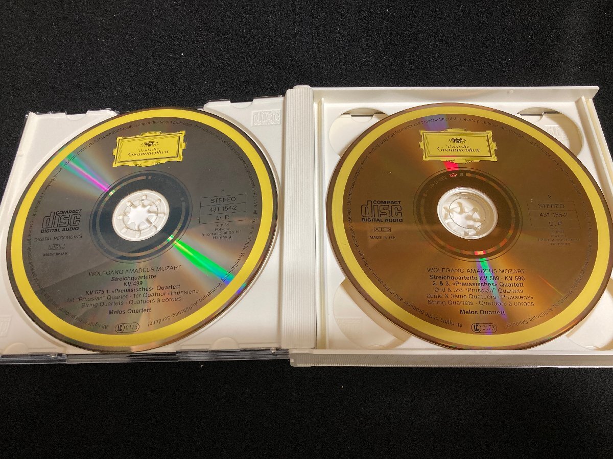 Yahoo!オークション - サイン付CD [DGG]メロス弦楽四重奏団 モーツァ...