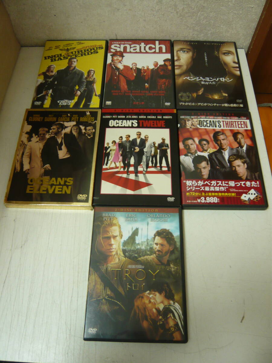 Yahoo!オークション - ブラッド・ピット映画DVD7本まとめ【イングロリ...