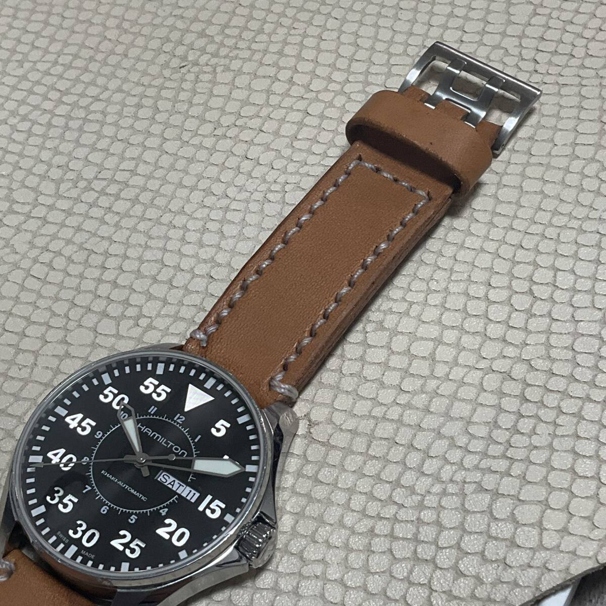 Yahoo!オークション - HAMILTON KHAKI H647150 ハミルトン カーキ パ...