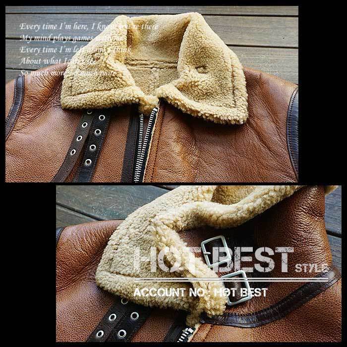 Yahoo!オークション - 25万 GABRIEL最高品質 シープスキン復刻30's USA...