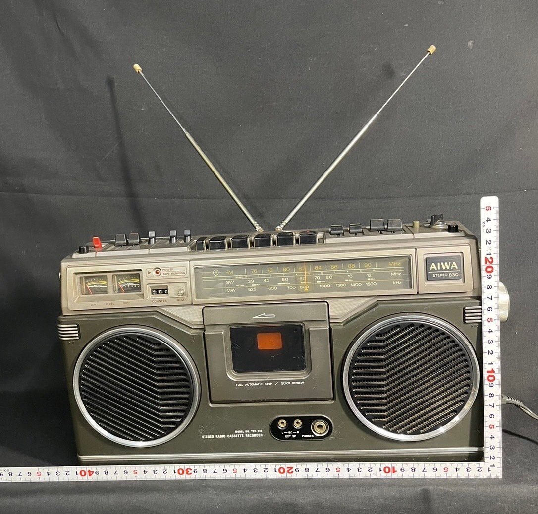 Yahoo!オークション - MIK1182 AIWA TPR-830 ラジカセ アイワ ジャンク...