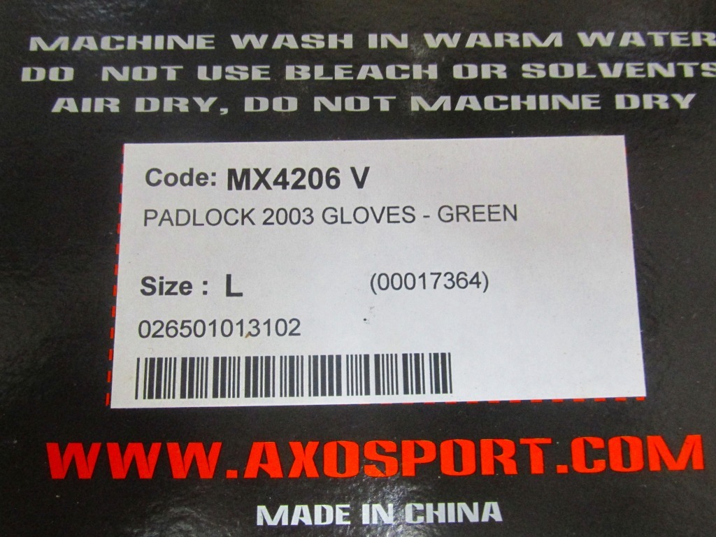 Yahoo!オークション - ε【新品】axo アクソー PADLOCK 03 グローブ グ...