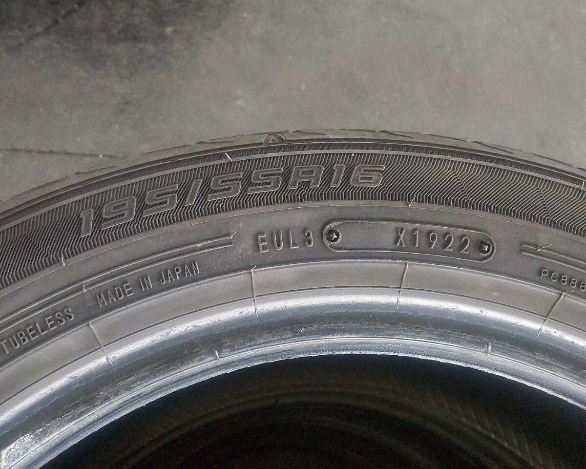 Yahoo!オークション - 中古タイヤ ダンロップ 195/55R16 4本