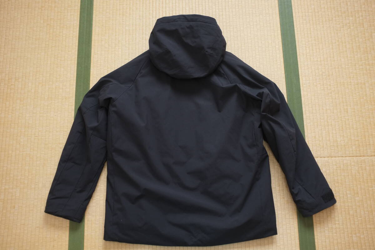 Yahoo!オークション - Hybrid down ダウンパーカージャケット 黒 UNIQL...