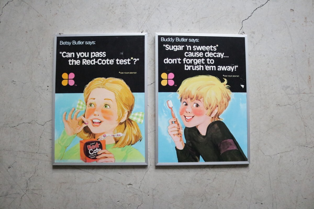 Yahoo!オークション - アメリカン デンタル イラスト パネルポスター ...