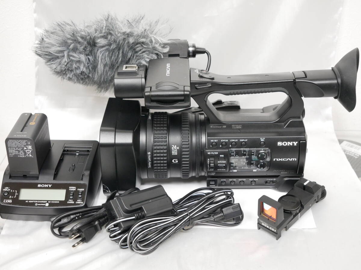 Yahoo!オークション - #0351 SONY HXR-NX100 ECM-XM1 ソニー nxcam カ...