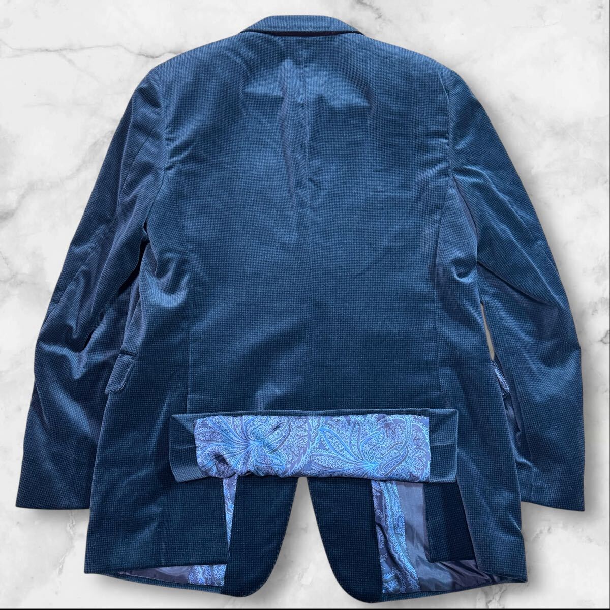 Yahoo!オークション - ほぼ未使用 タグ付き L～XL ETRO エトロ ベロア ...