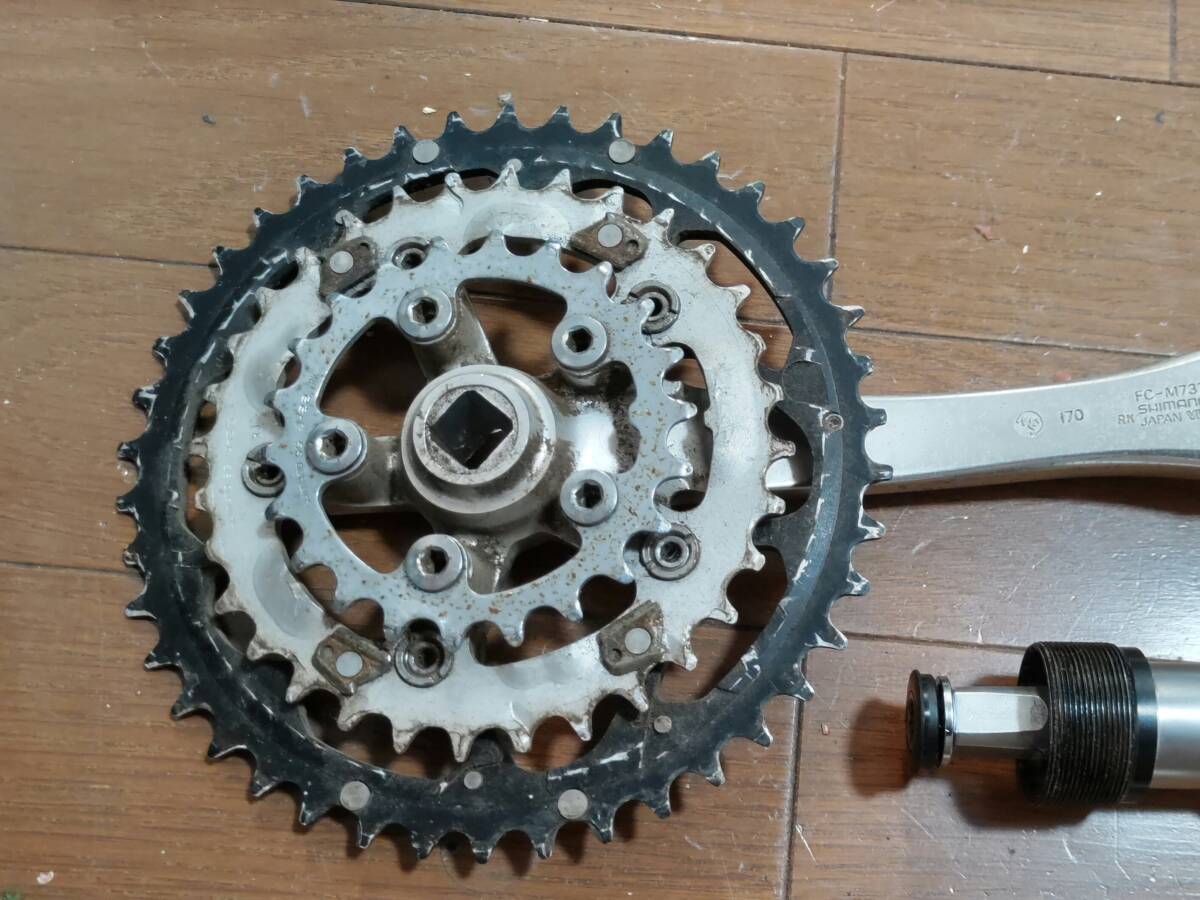 Yahoo!オークション - シマノ DEORE XT FC-M737 170/42-32-22T