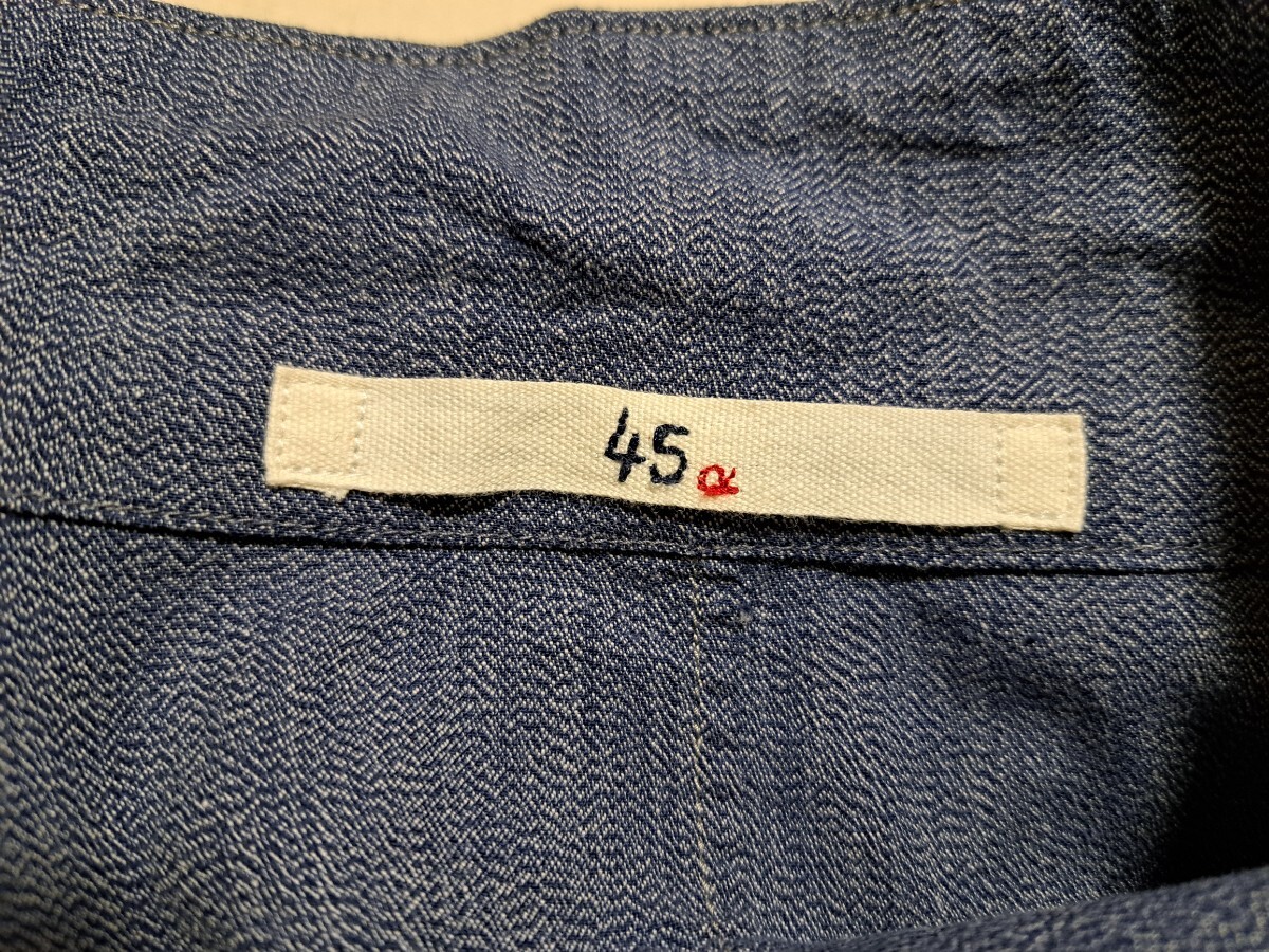 Yahoo!オークション - 5【JAPAN製】45R スタンドカラー コットン テー...