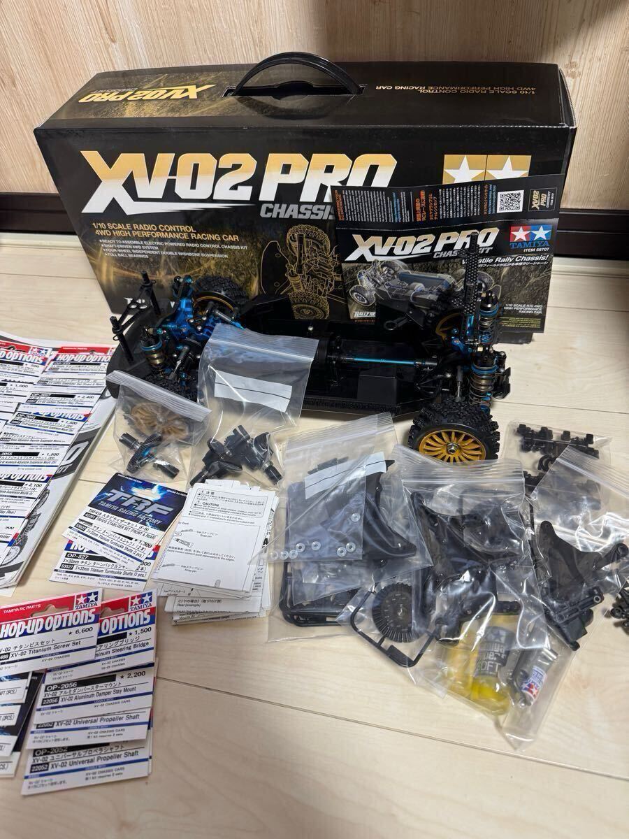 Yahoo!オークション - TAMIYA XV-02PRO オプション多数 中古