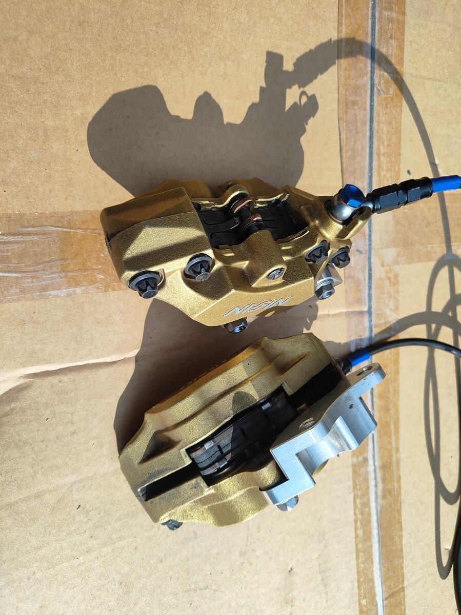 Yahoo!オークション - ゼファー750 ニッシン4POT フロントブレーキキ...