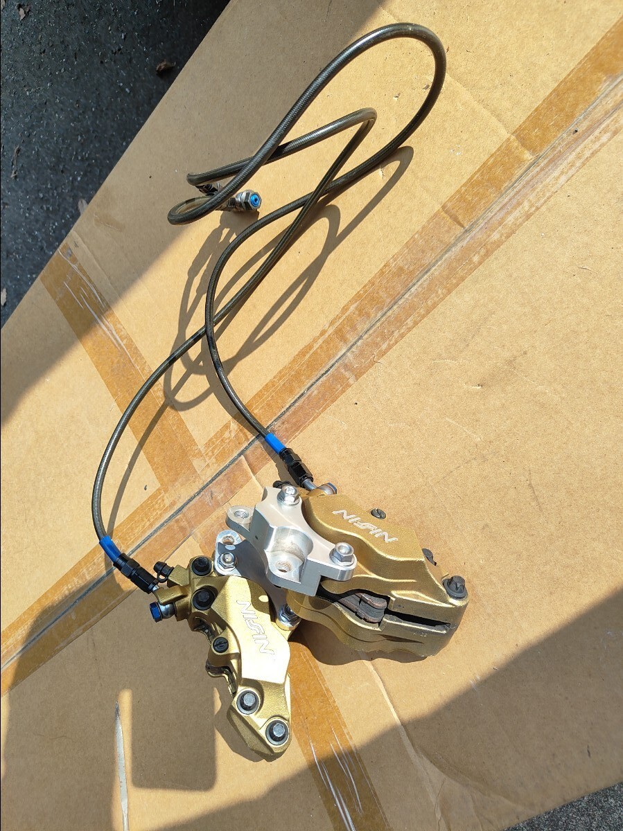 Yahoo!オークション - ゼファー750 ニッシン4POT フロントブレーキキ...