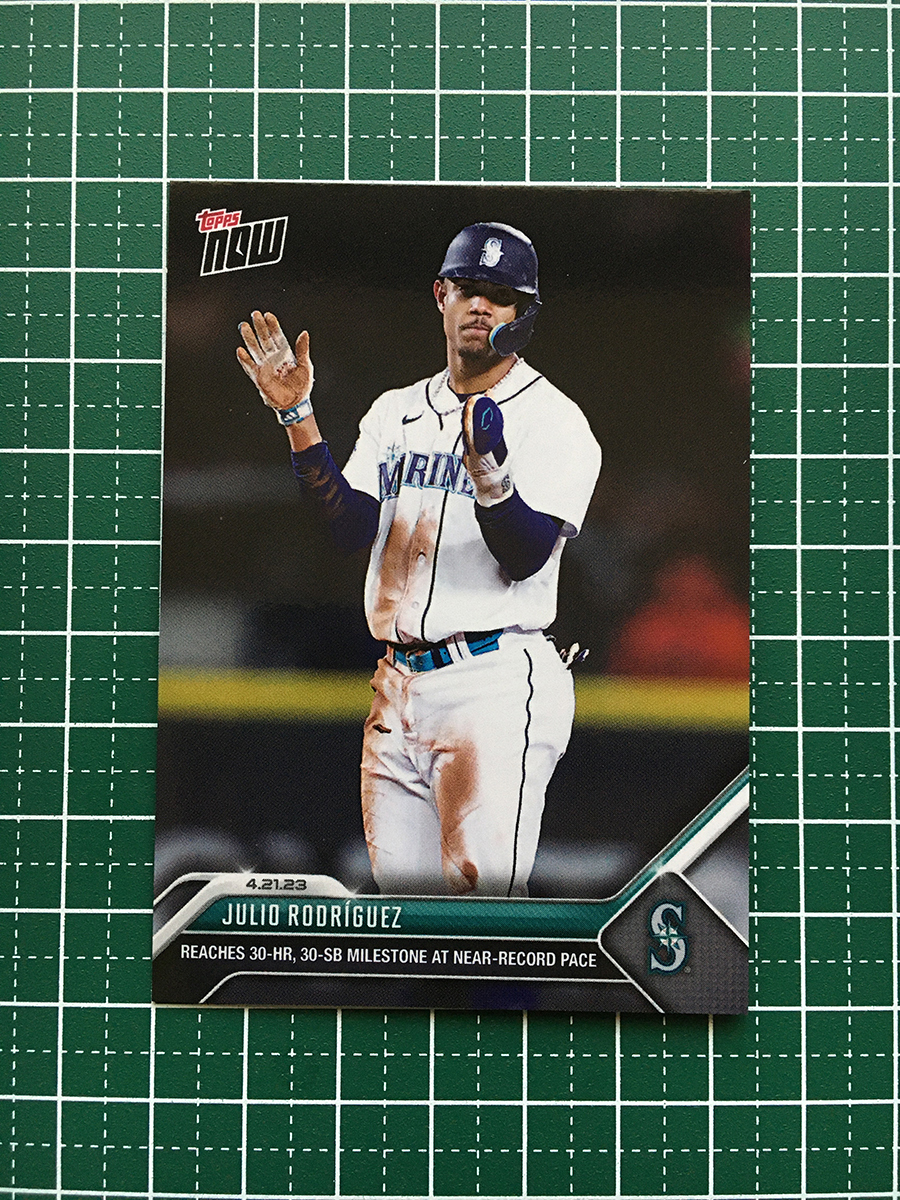 Yahoo!オークション - TOPPS NOW 2023 MLB #163 JULIO RODRIGUEZ[SEA...