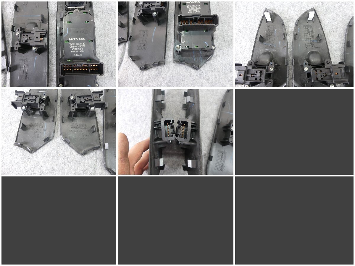 Yahoo!オークション - A7801 C CR-V RD7 純正 ウインドウスイッチ ドア...